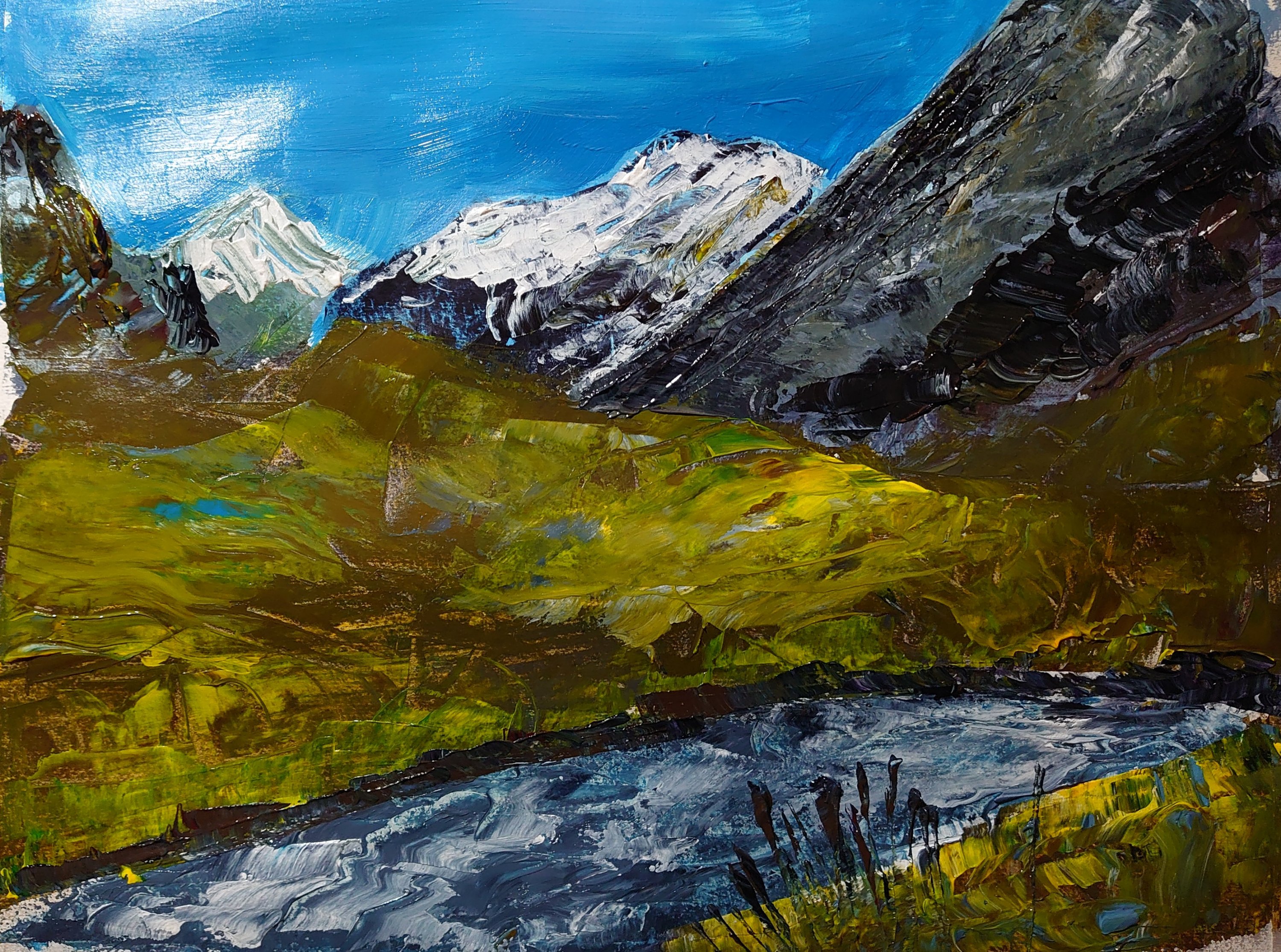 Milford Sound Mountains, New Zealand – Wendy Parker's Art Gallery
