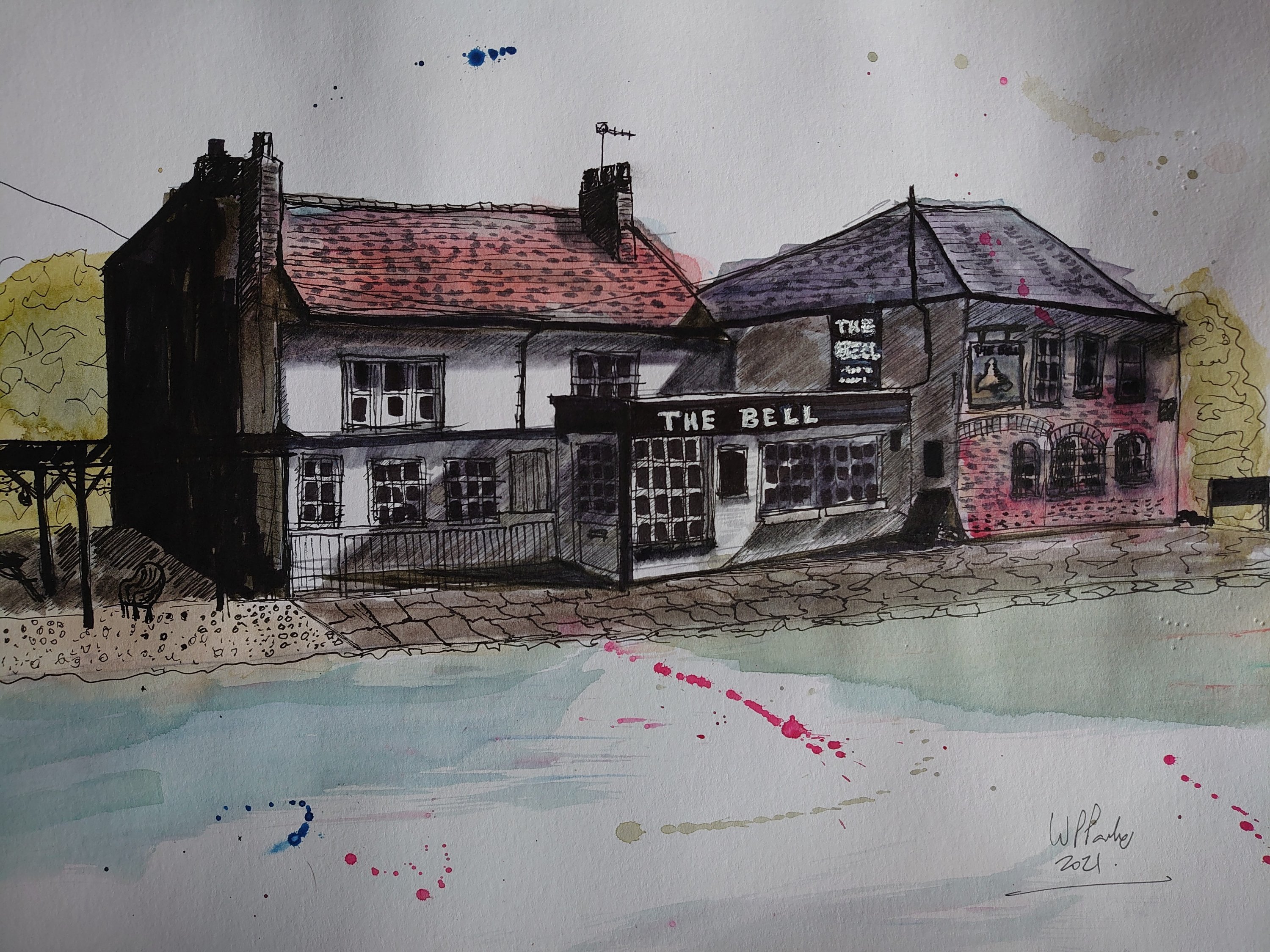 The Bell, Chartridge – Wendy Parker's Art Gallery